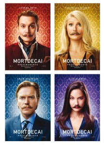 Pósteres de personajes en español para 'Mortdecai'| Noche de Cine